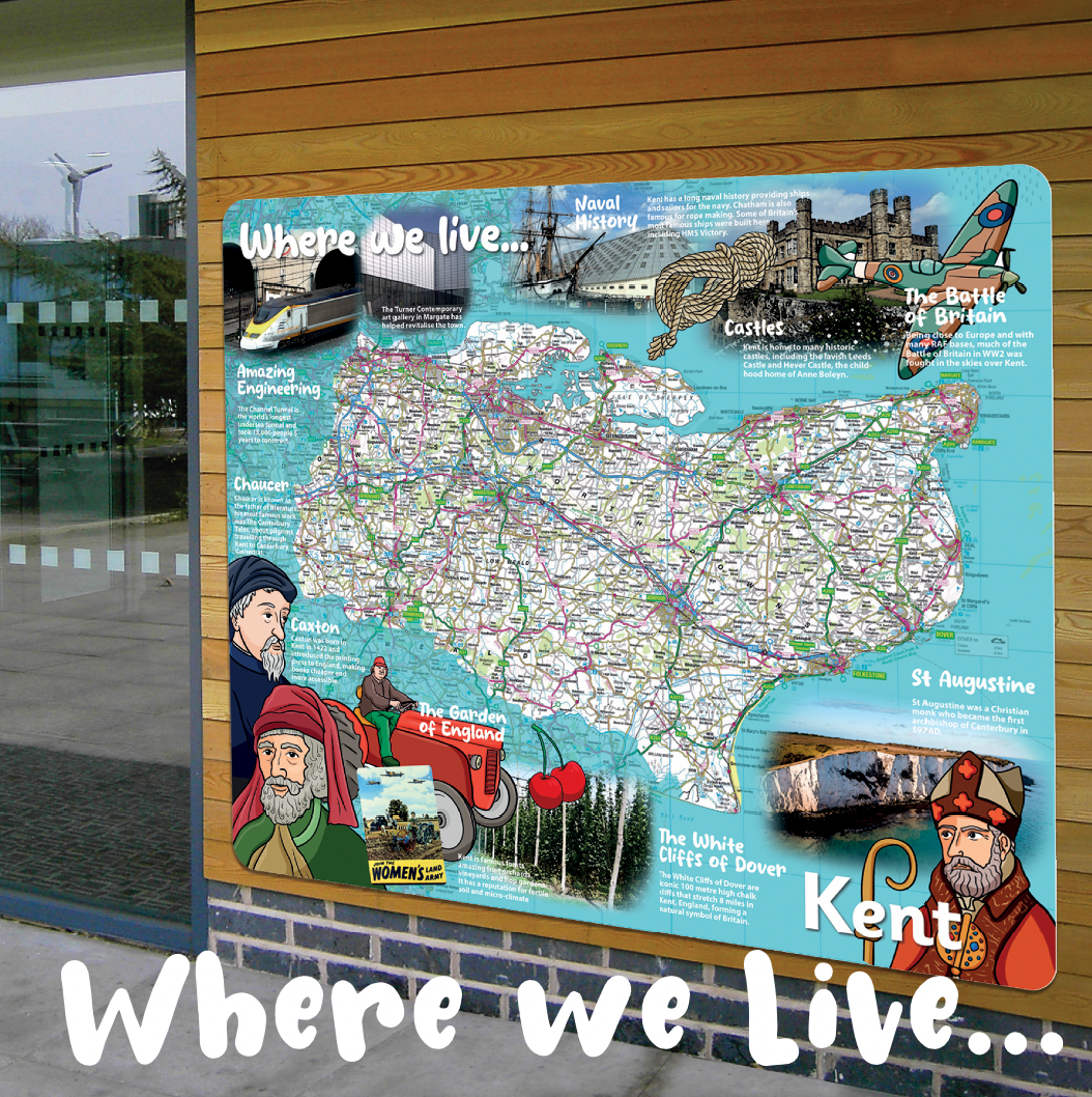 Where We Live County Maps