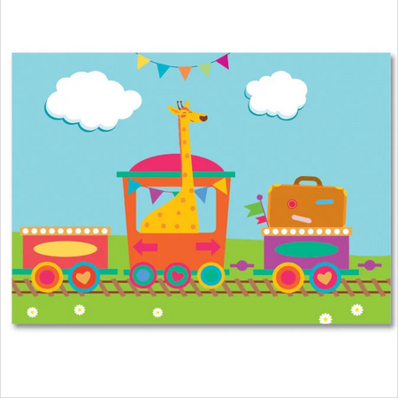 Jungle Train Outdoor Graphic