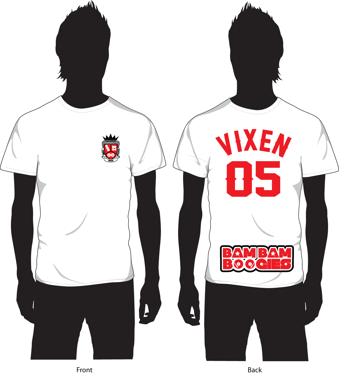 BBB Hybrid Adult T-Shirt - White