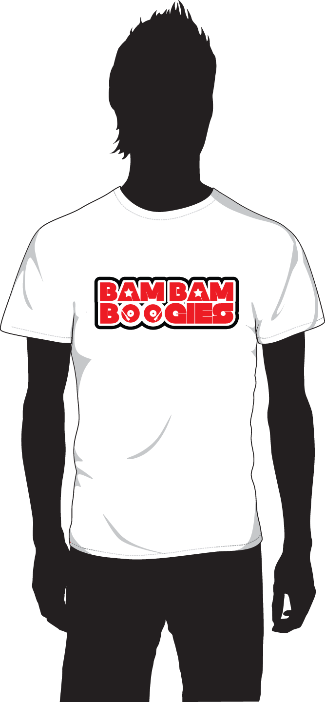 Original BBB Glitter Adult T-Shirt - White