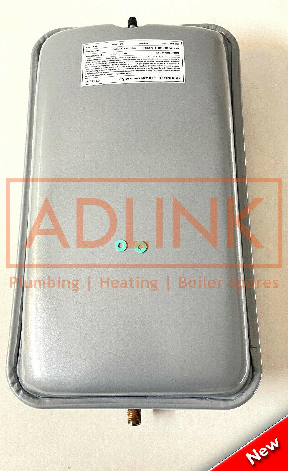 POTTERTON PROMAX SYSTEM 12 15 18 24 HE PLUS A EXPANSION VESSEL 8 LITRE ...