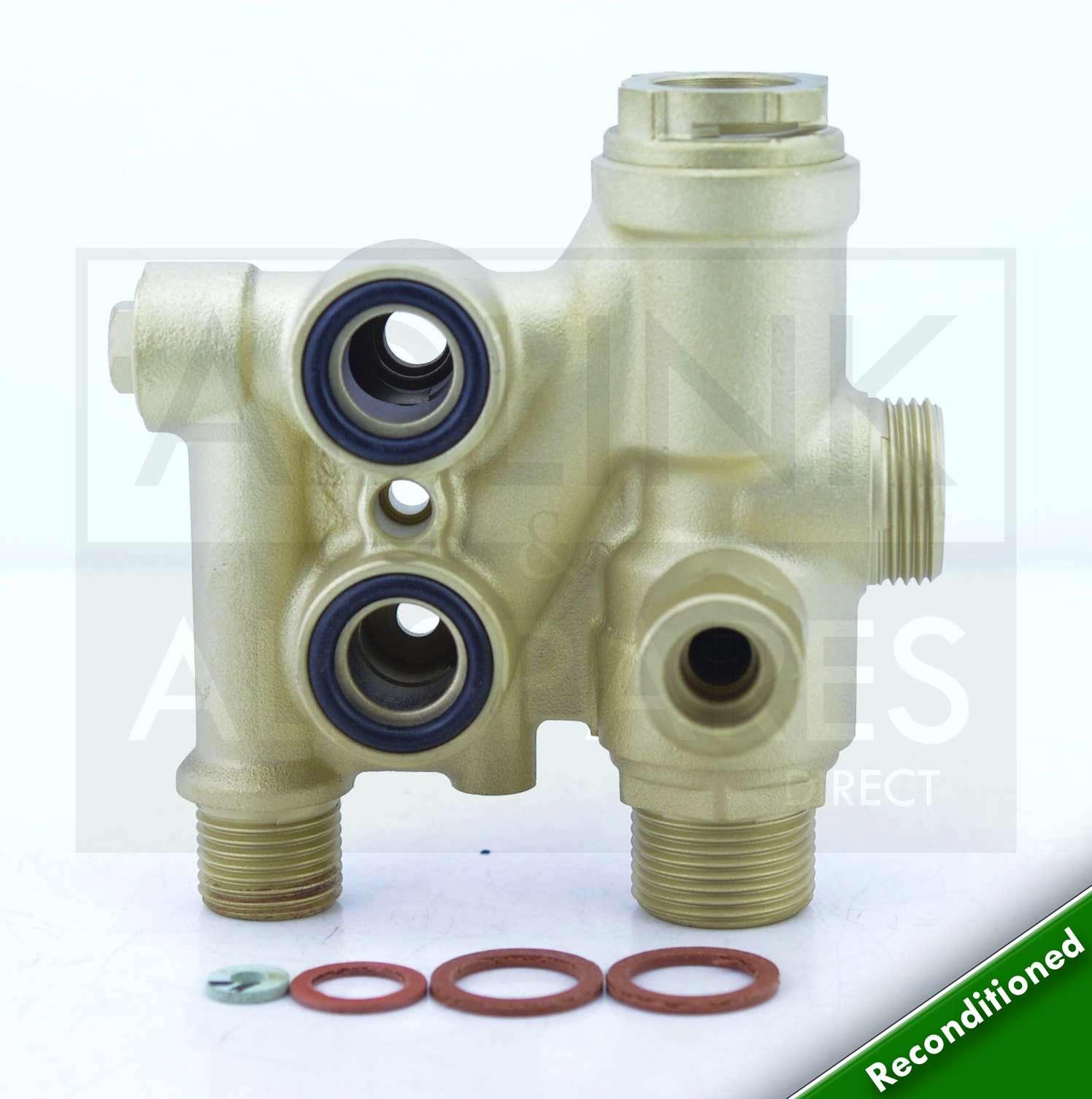 ARISTON MICROGENUS HE 24 28 32 MFFI BOILER DIVERTER VALVE 65105063 WAS ...