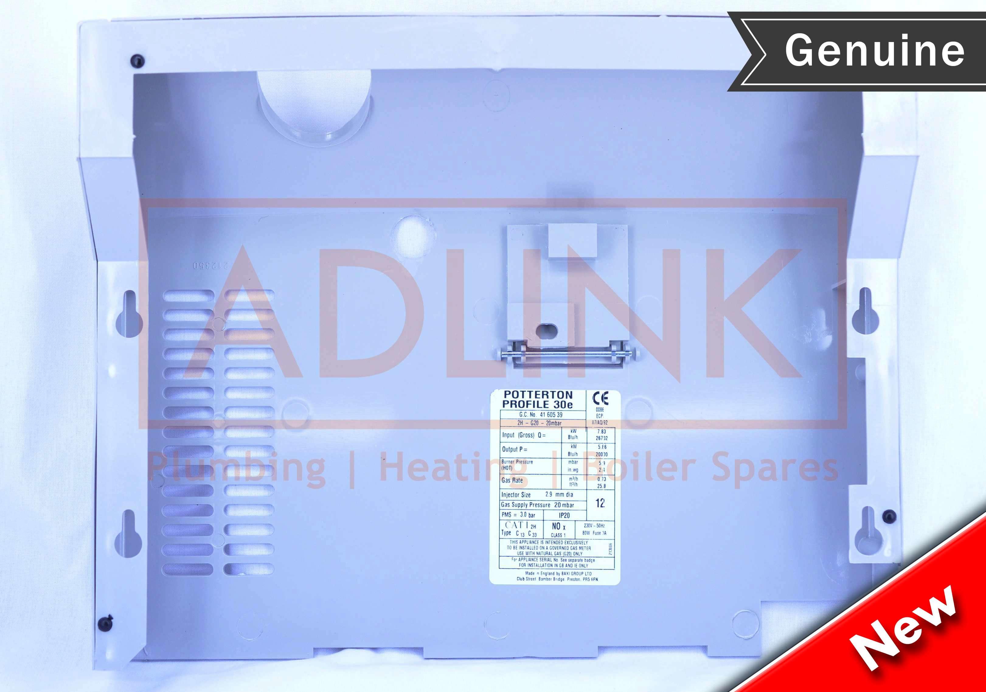 POTTERTON PROFILE PRIMA 30E 40E 50E 60E BOTTOM CONTROL COVER 907706