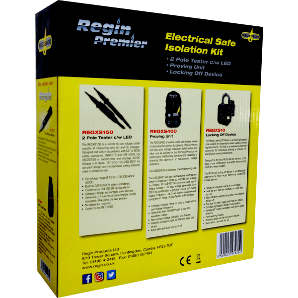 Regin Elecrical Safe Isolation Kit REGXS600