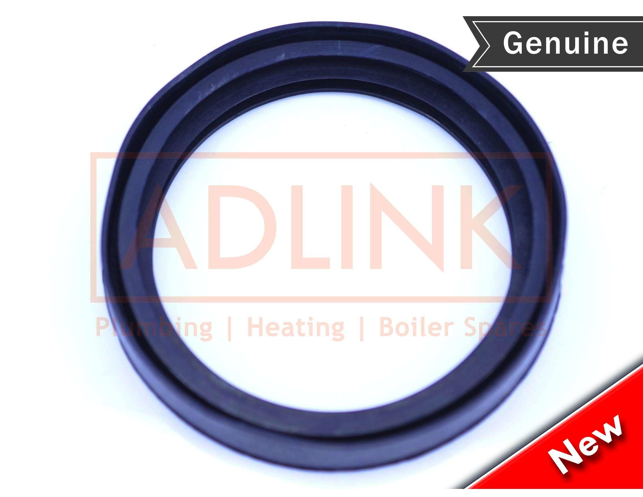 POTTERTON SUPRIMA 30 40 50 60 70 80 HE FLUE TUBE ELBOW SEAL 60MM DIA ...