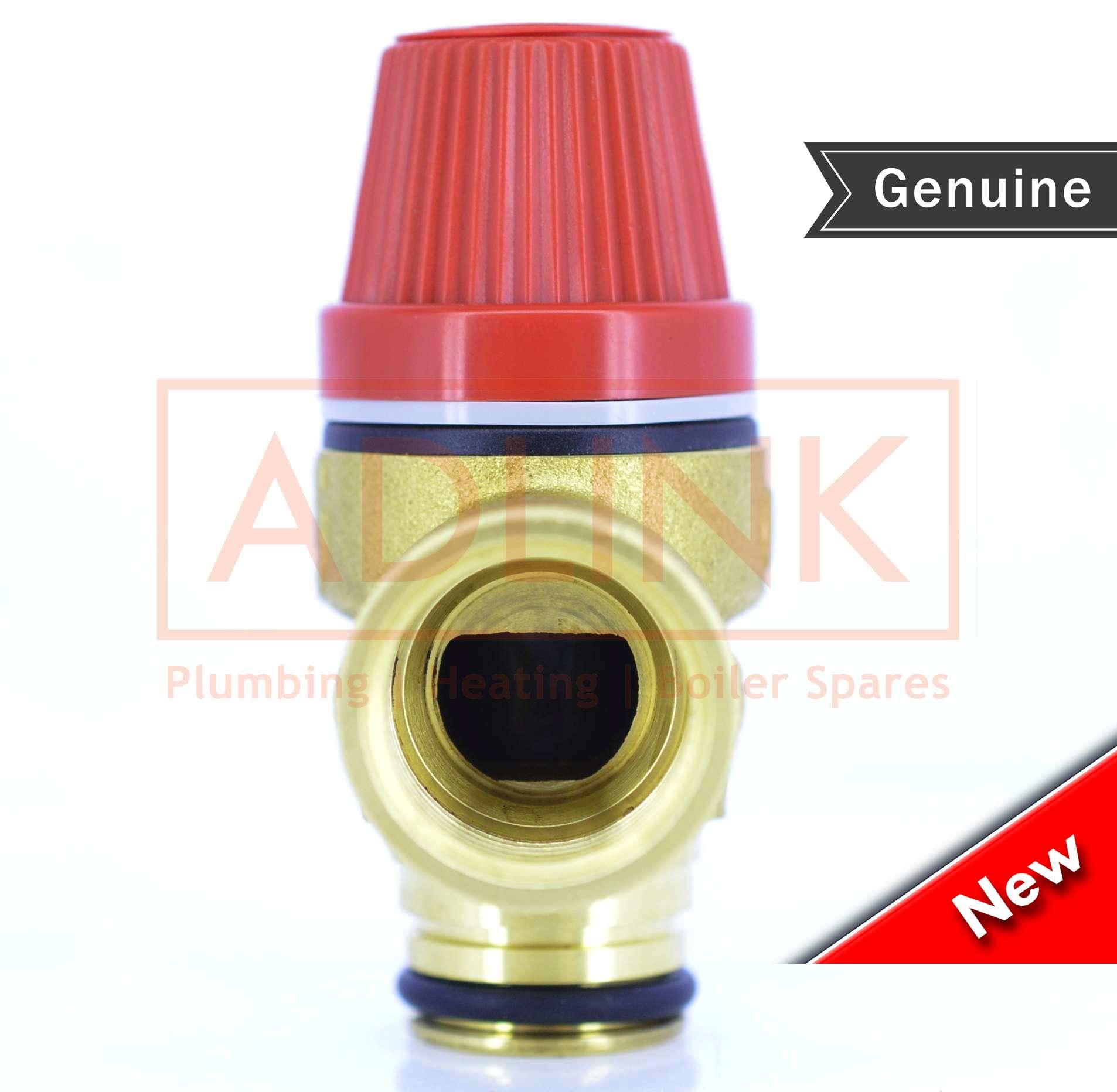 UV Gold Unvented Cylinder 6 BAR Type Push Fit Pressure Relief Valve