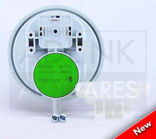 MAIN COMBI 30 HE & HE SYSTEM 28 FAN PRESSURE SWITCH HUBA REPLACES ...