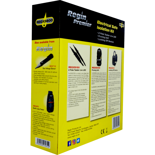 Regin Elecrical Safe Isolation Kit REGXS600
