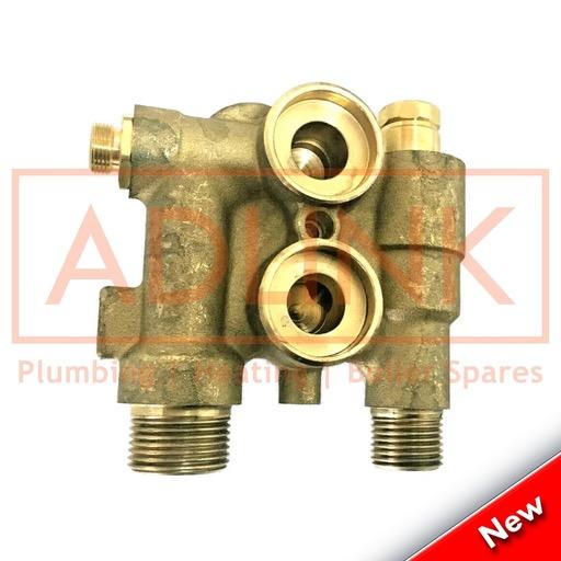 BAXI ECO ELITE COMBI 25 HYDRAULIC INLET ASSEMBLY 10L WITHOUT BYPASS 5132453