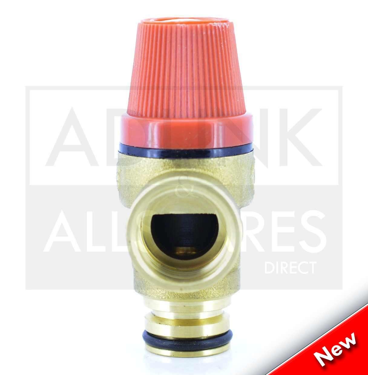 BIASI RIVA PLUS HE M296.24SM & M296.28SM BOILER PRESSURE RELIEF VALVE ...