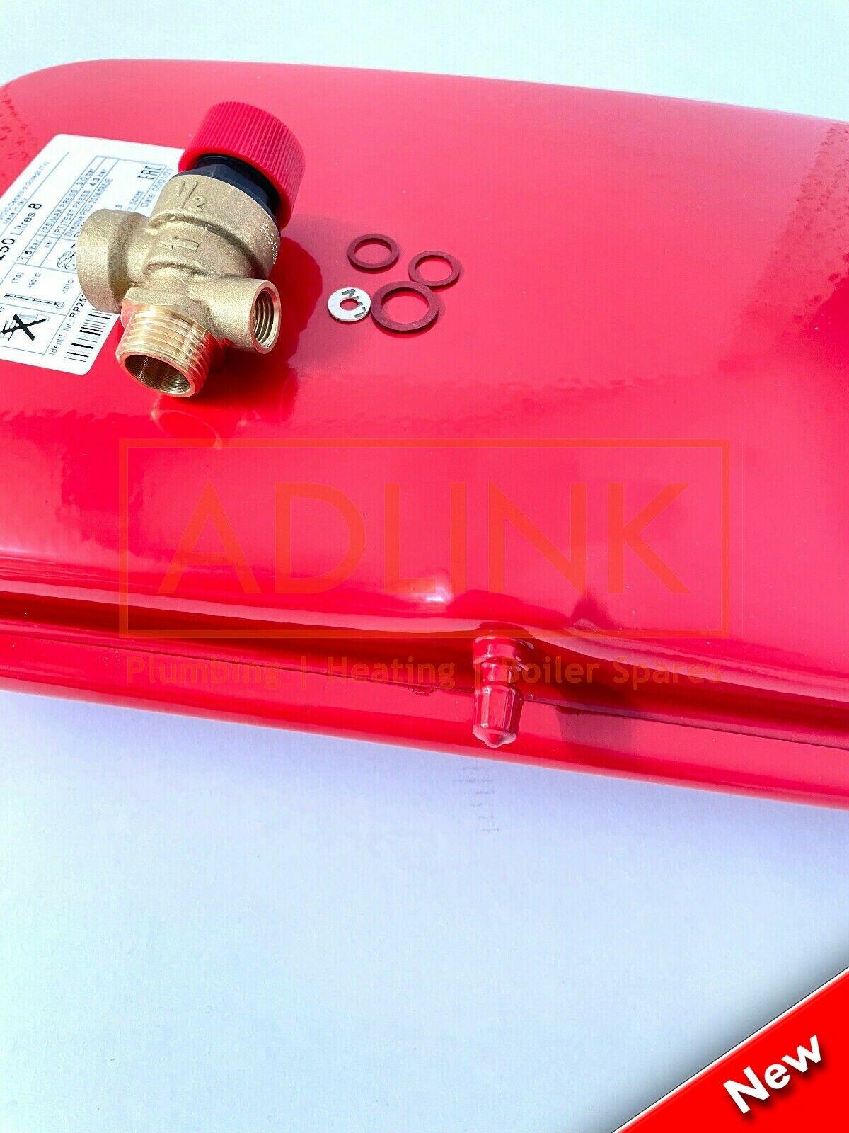 HALSTEAD ACE HE 24 30 & 35 BOILER EXPANSION VESSEL 451020 & PRV 300734