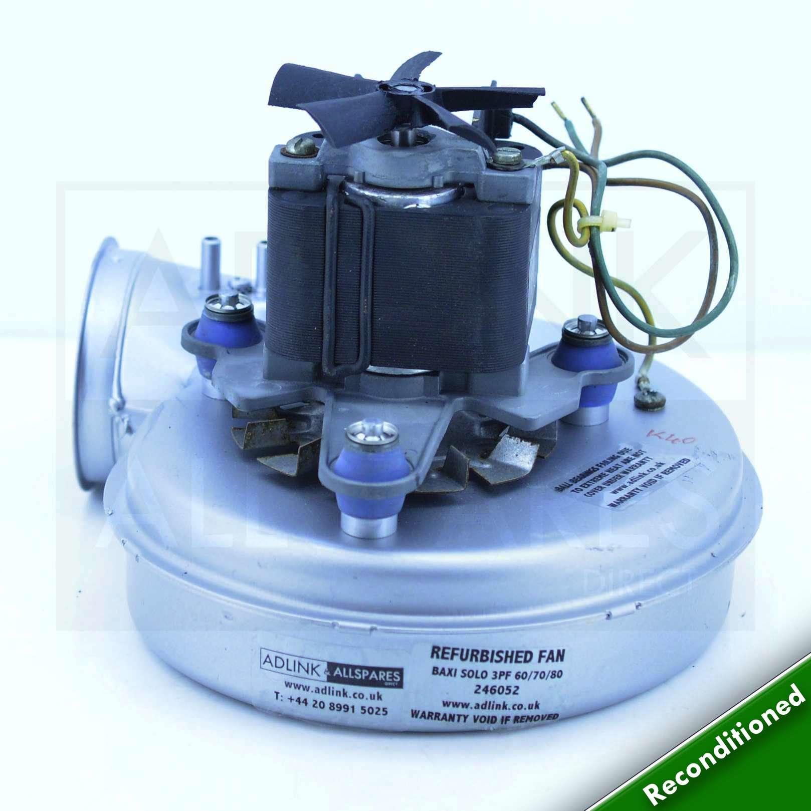 BAXI SOLO 3PF 60 70 80 BOILER FAN 246052