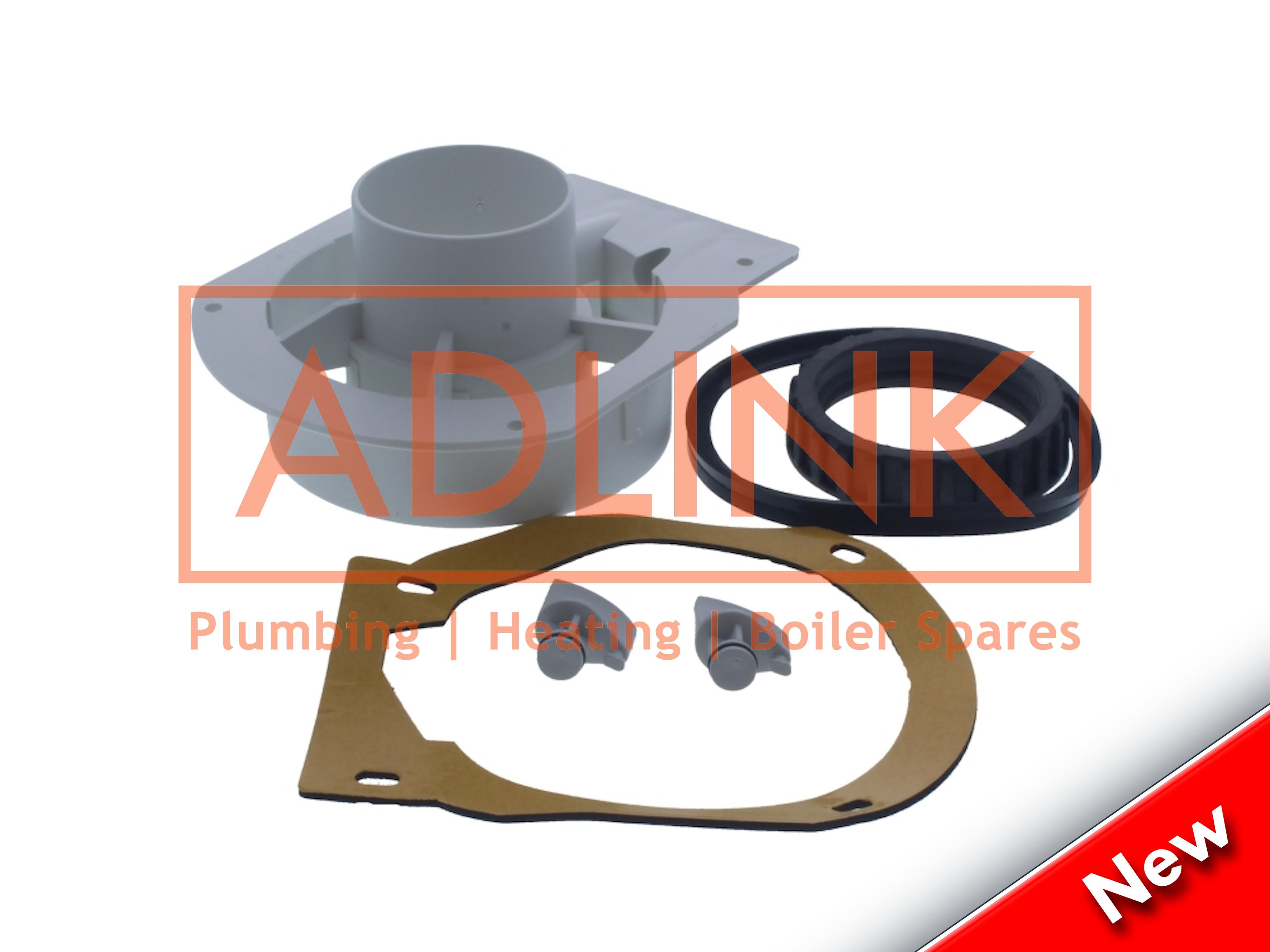 BAXI MEGAFLO 2 SYSTEM 12 15 & 18 COMPACT BOILER FLUE ADAPTER 720851201