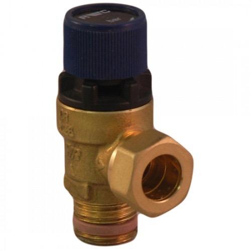 Reliance - 8 Bar Pressure Relief Valve 1/2" MBSP x 15MM COMPRESSION