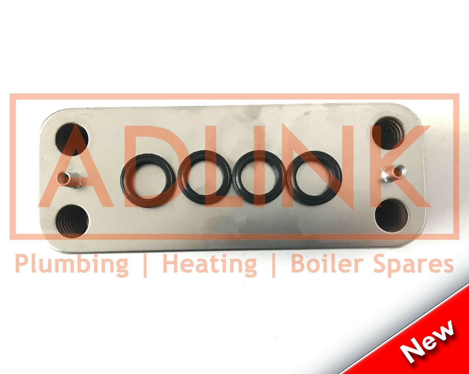 VIESSMANN WB1B 100-W COMBI 30KW & 35KW BOILER 20 PLATES HEAT EXCHANGER ...