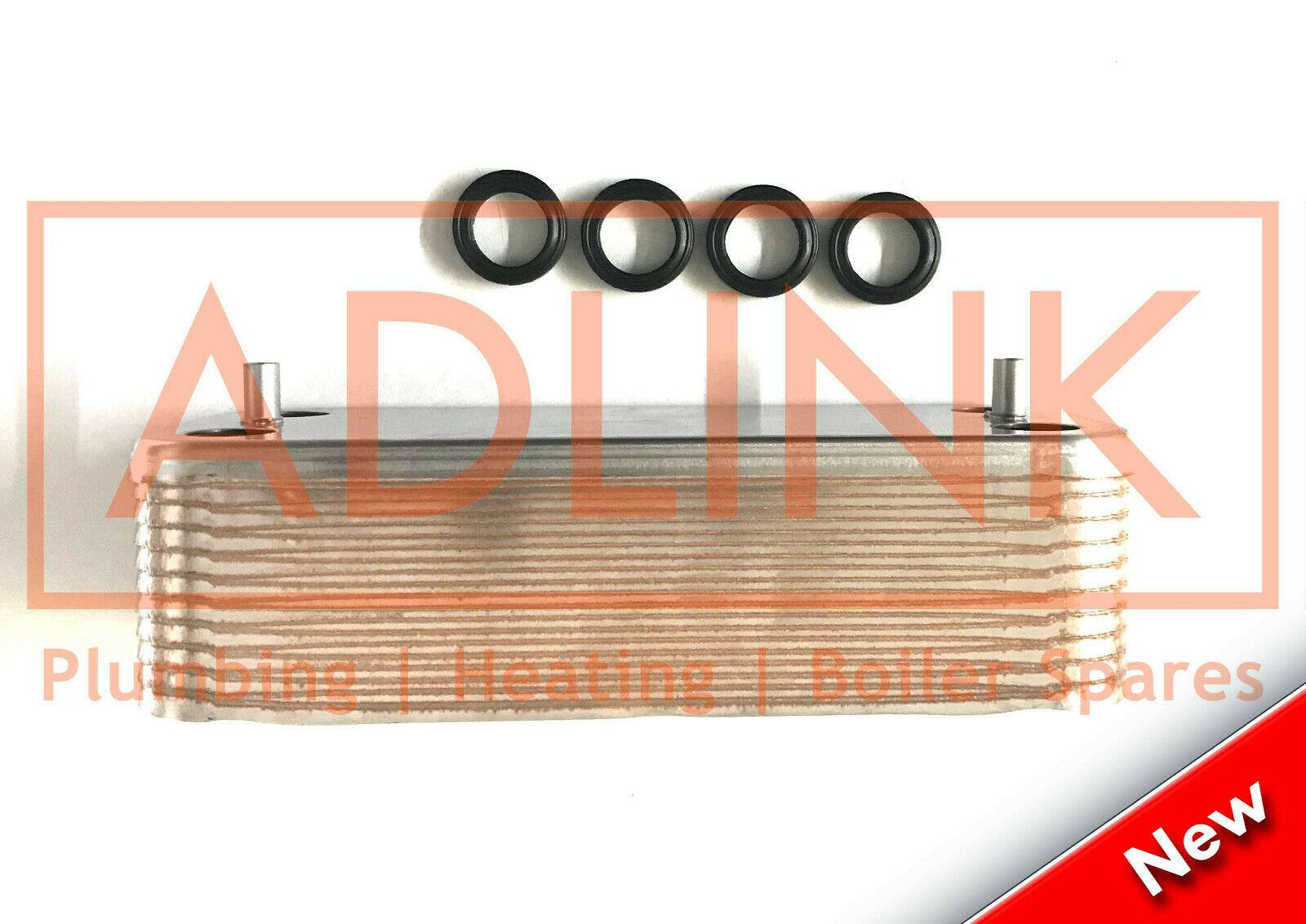 VIESSMANN WB1B 100-W COMBI 30KW & 35KW BOILER 20 PLATES HEAT EXCHANGER ...