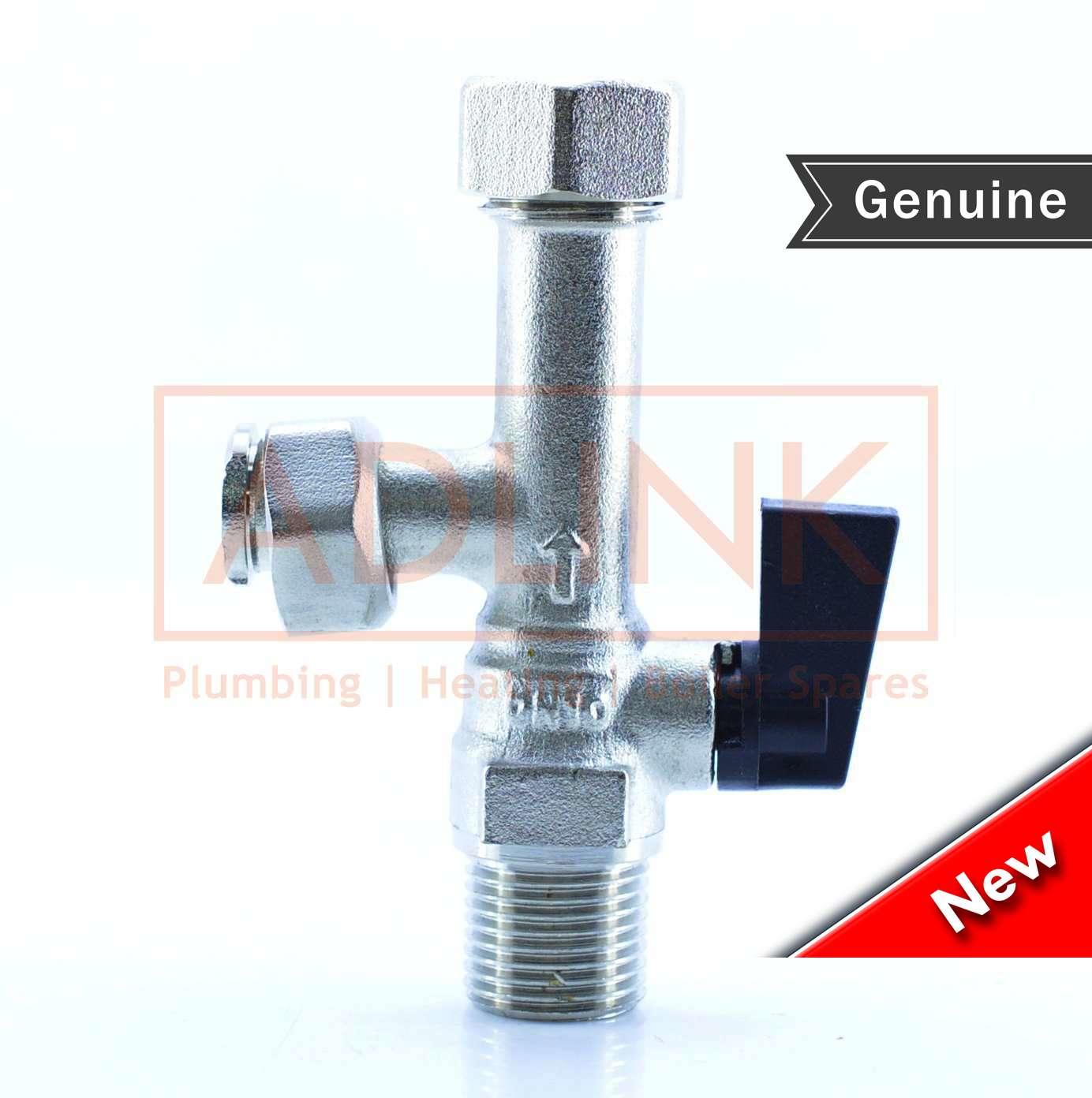 MAIN COMBI 24 24HE 30HE 25 30 ECO & ECO ELITE DHW INLET RETURN TAP 15MM ...