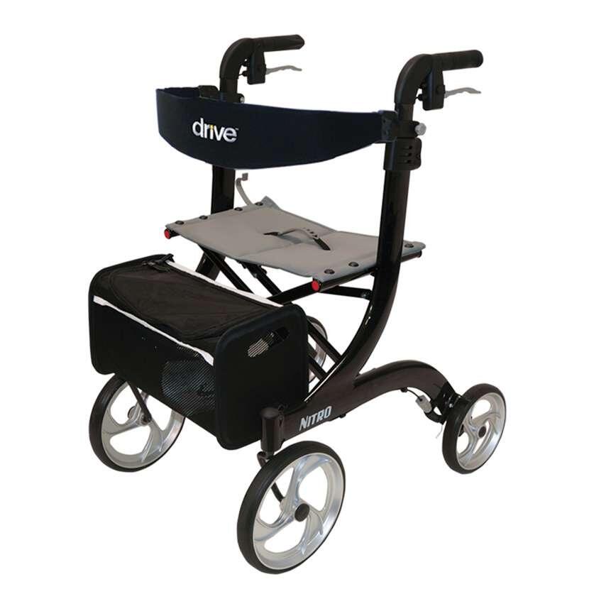 Drive Nitro Rollator – Lightweight Folding Walker for Indoor & Outdoor Use