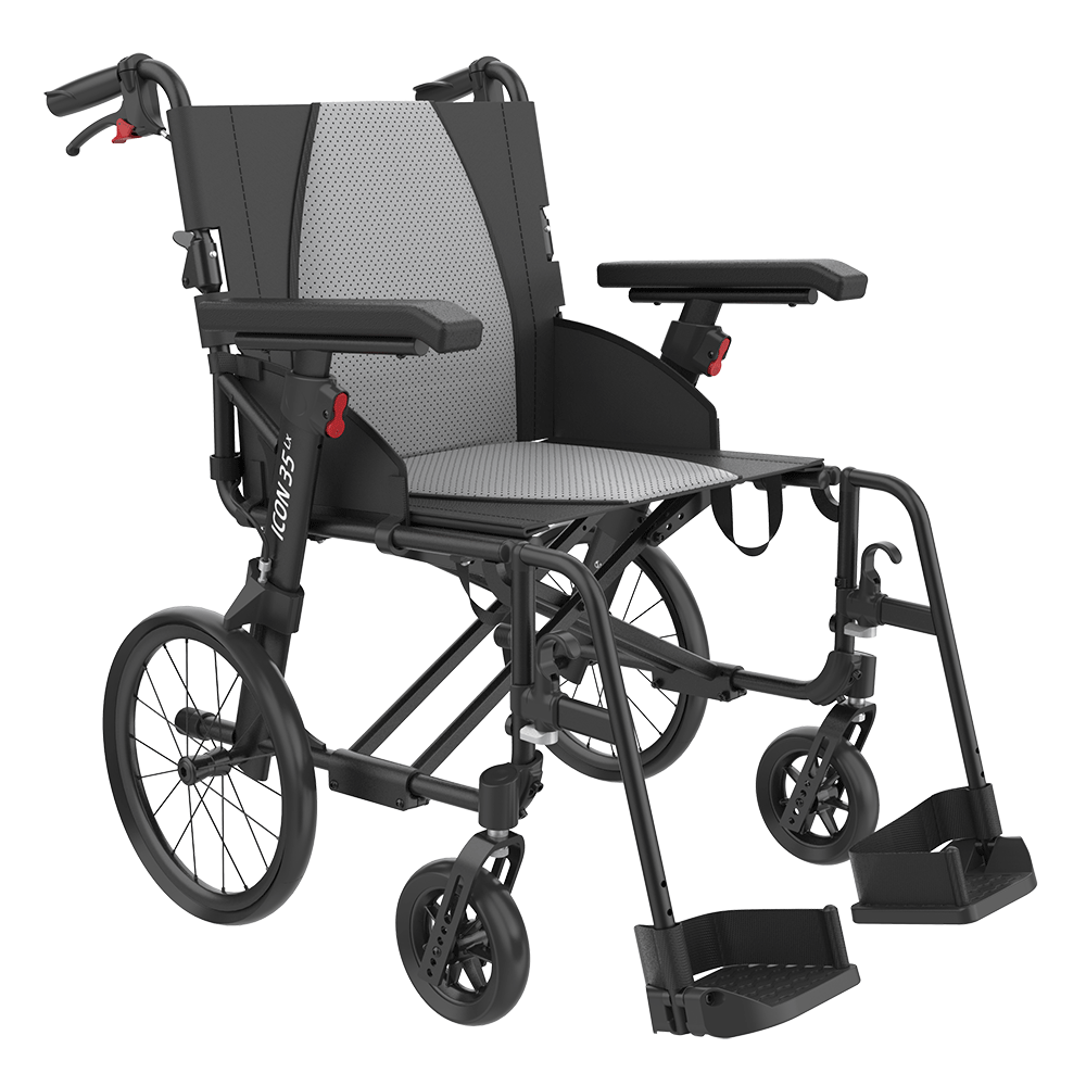 ICON 35 Wheelchair – Lightweight Aluminium Folding Manual Chair