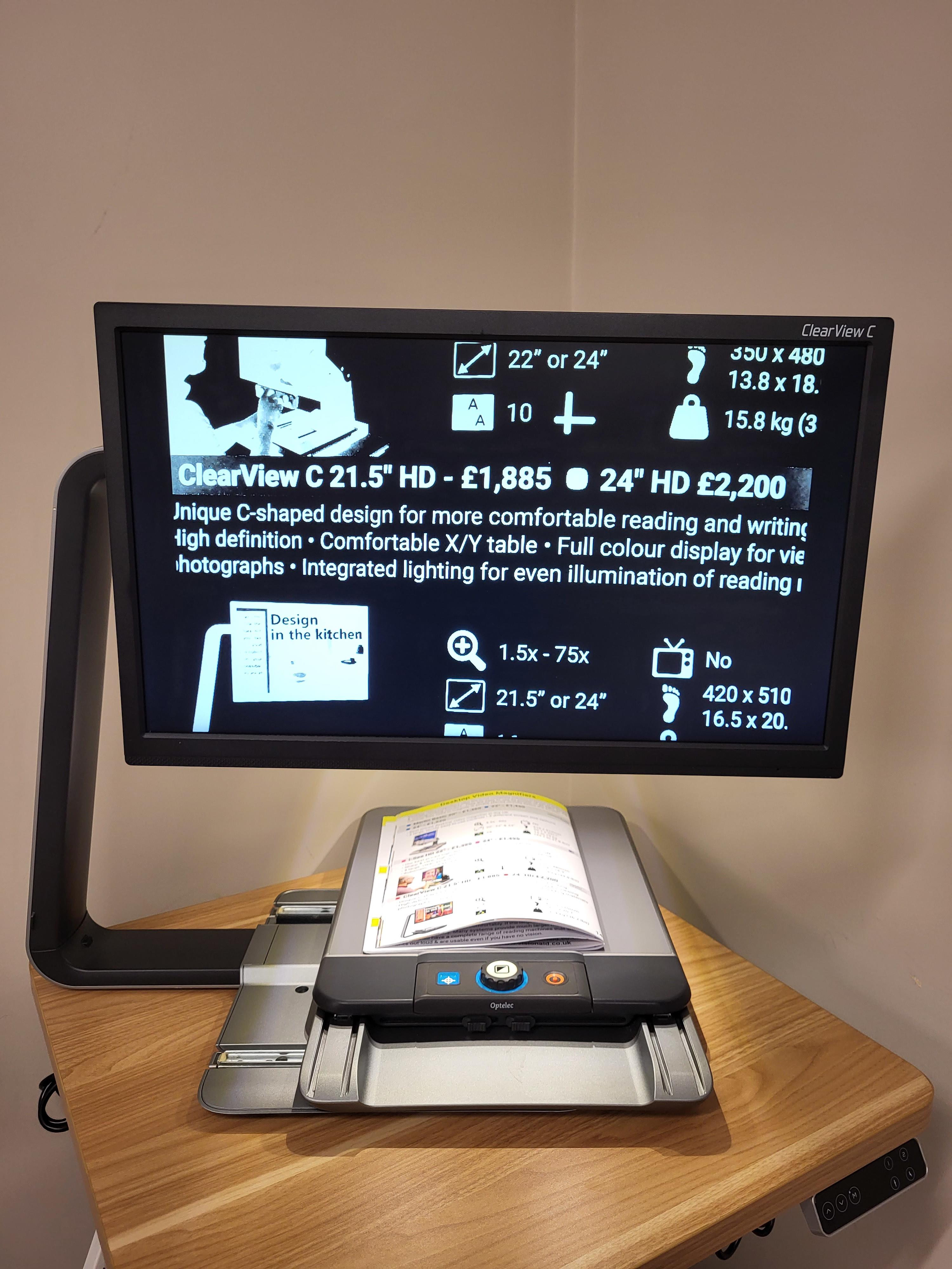 Secondhand ClearView C One 21.5 HD | VisionAid