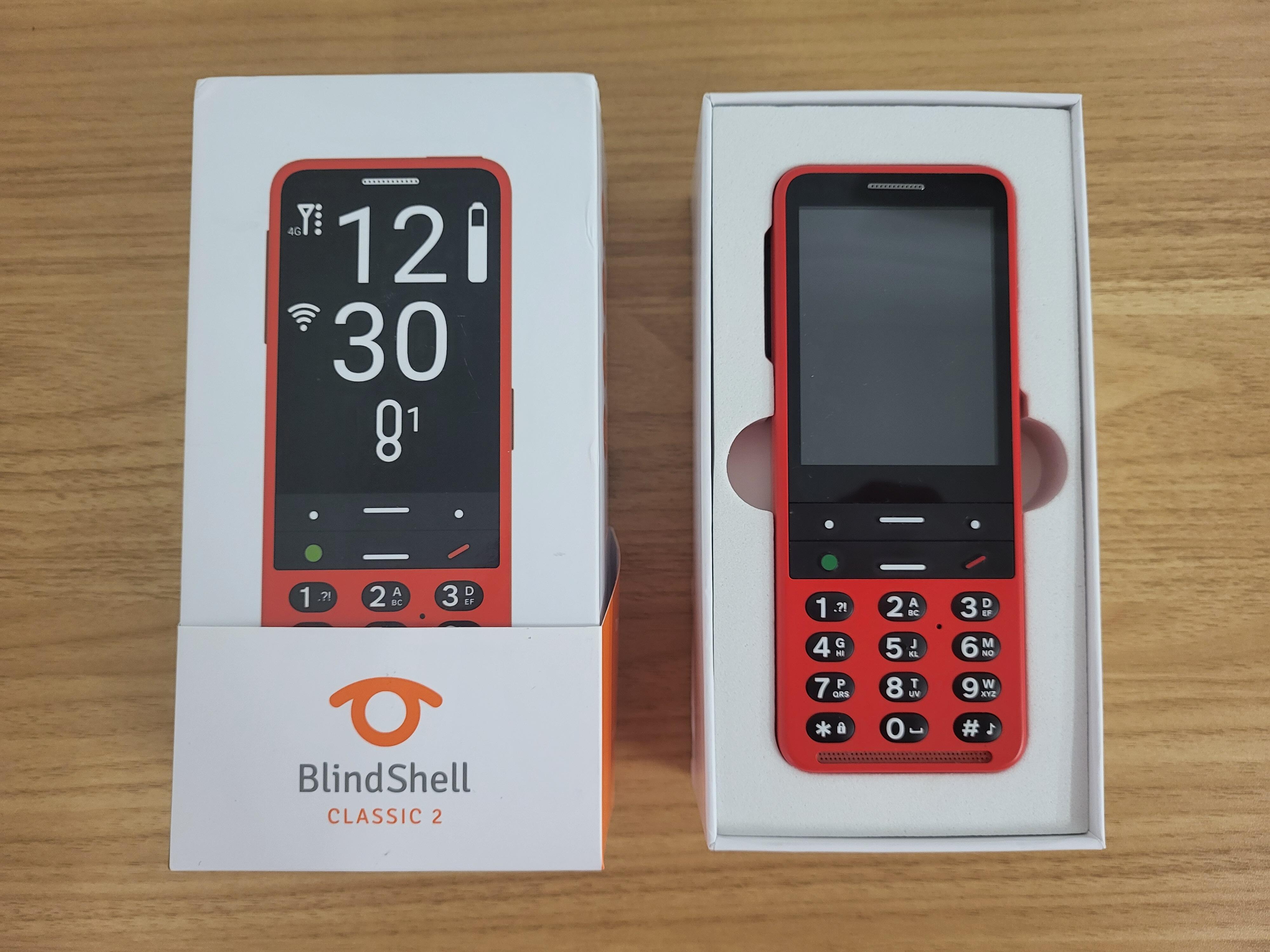 Secondhand BlindShell Classic 2 Red | VisionAid