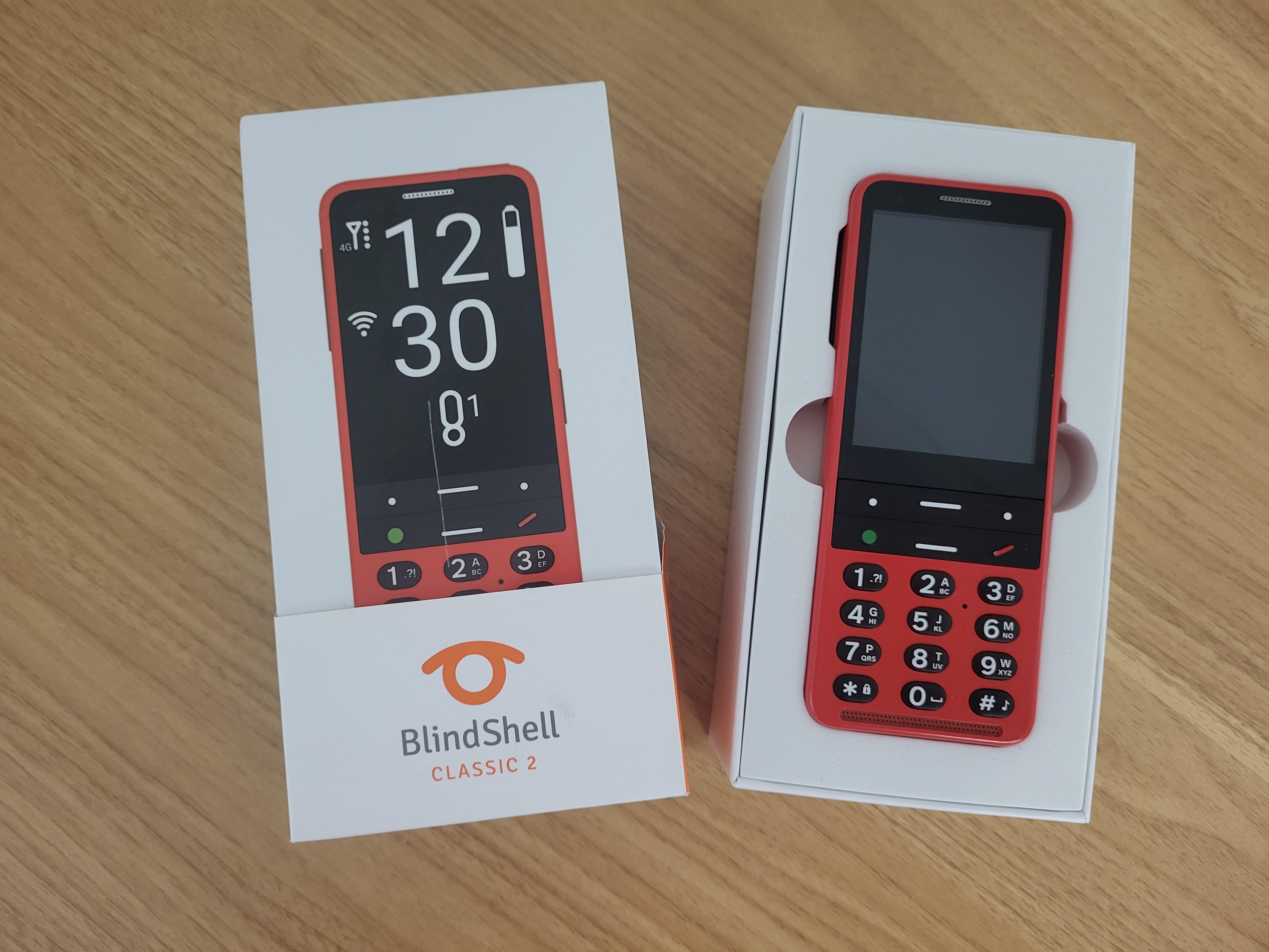 Secondhand BlindShell Classic 2 Red | VisionAid