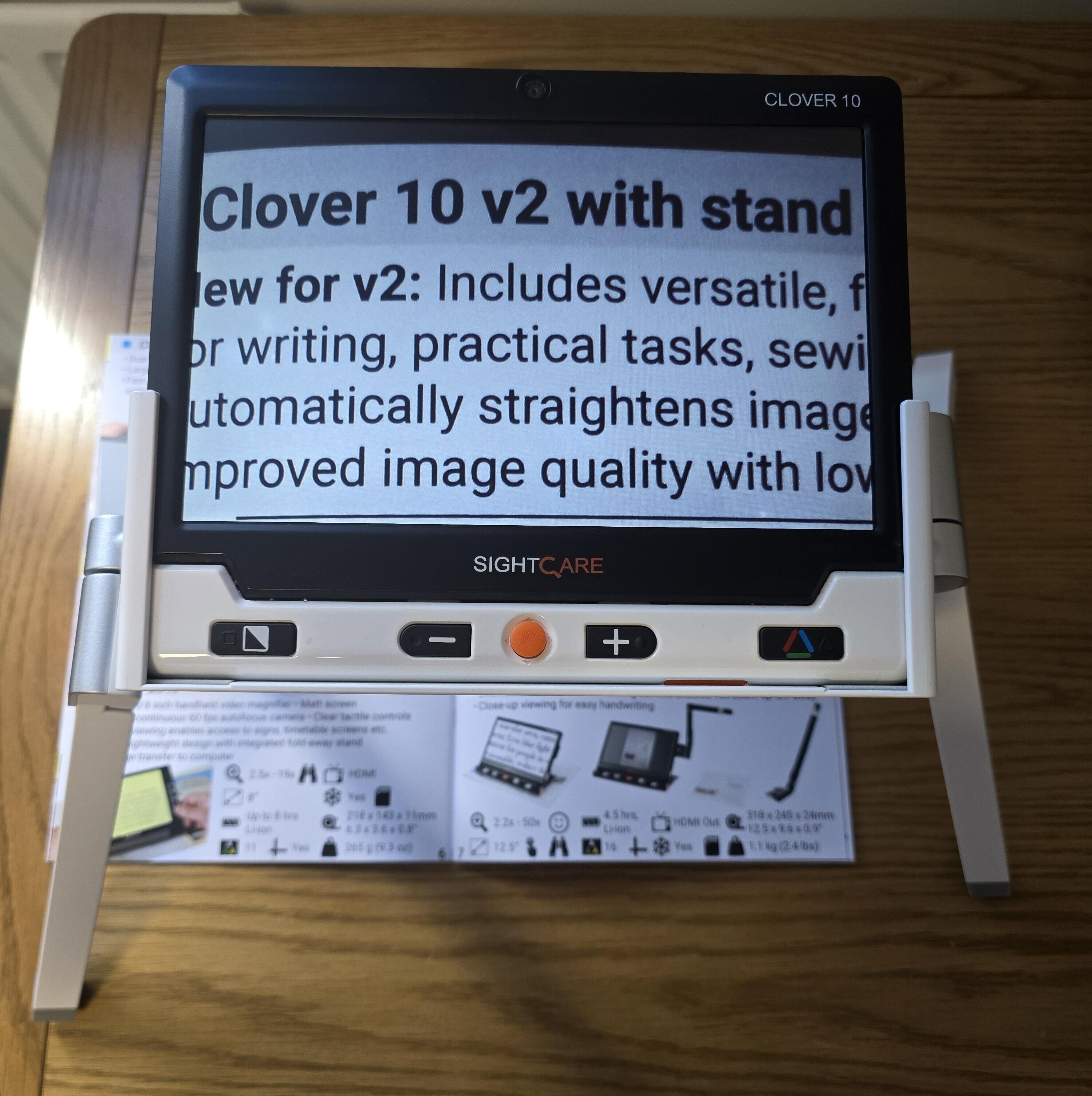 Secondhand Clover 10 and Stand | VisionAid