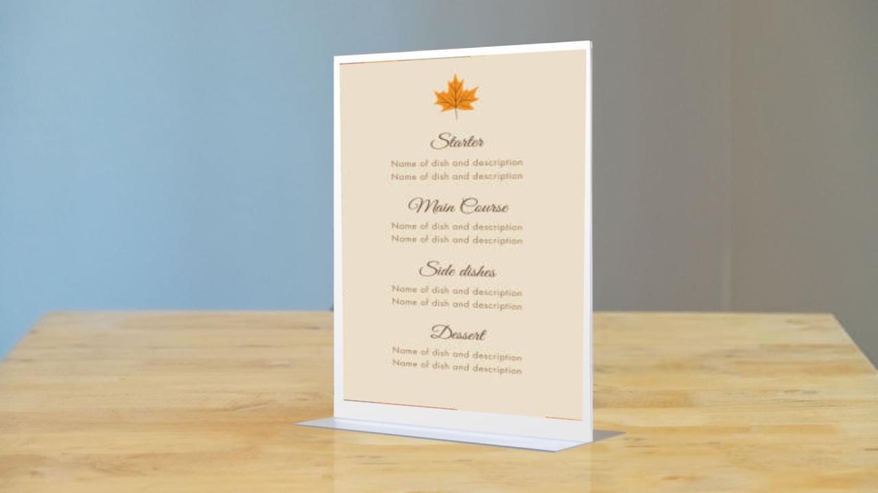 How To Pick the Right Menu Holder