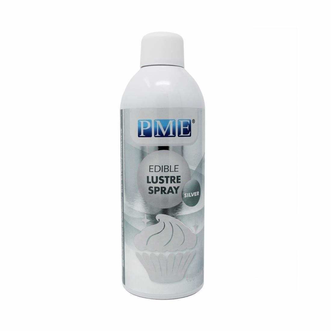 CX147 - LS799 - PME Edible Lustre Spray Silver 400ml