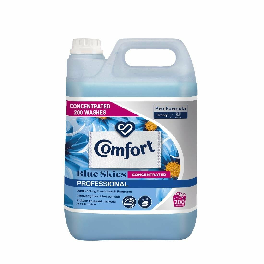 Comfort Pro-Formula Concentrated Fabric Softener Blue Skies 5Ltr (2 ...