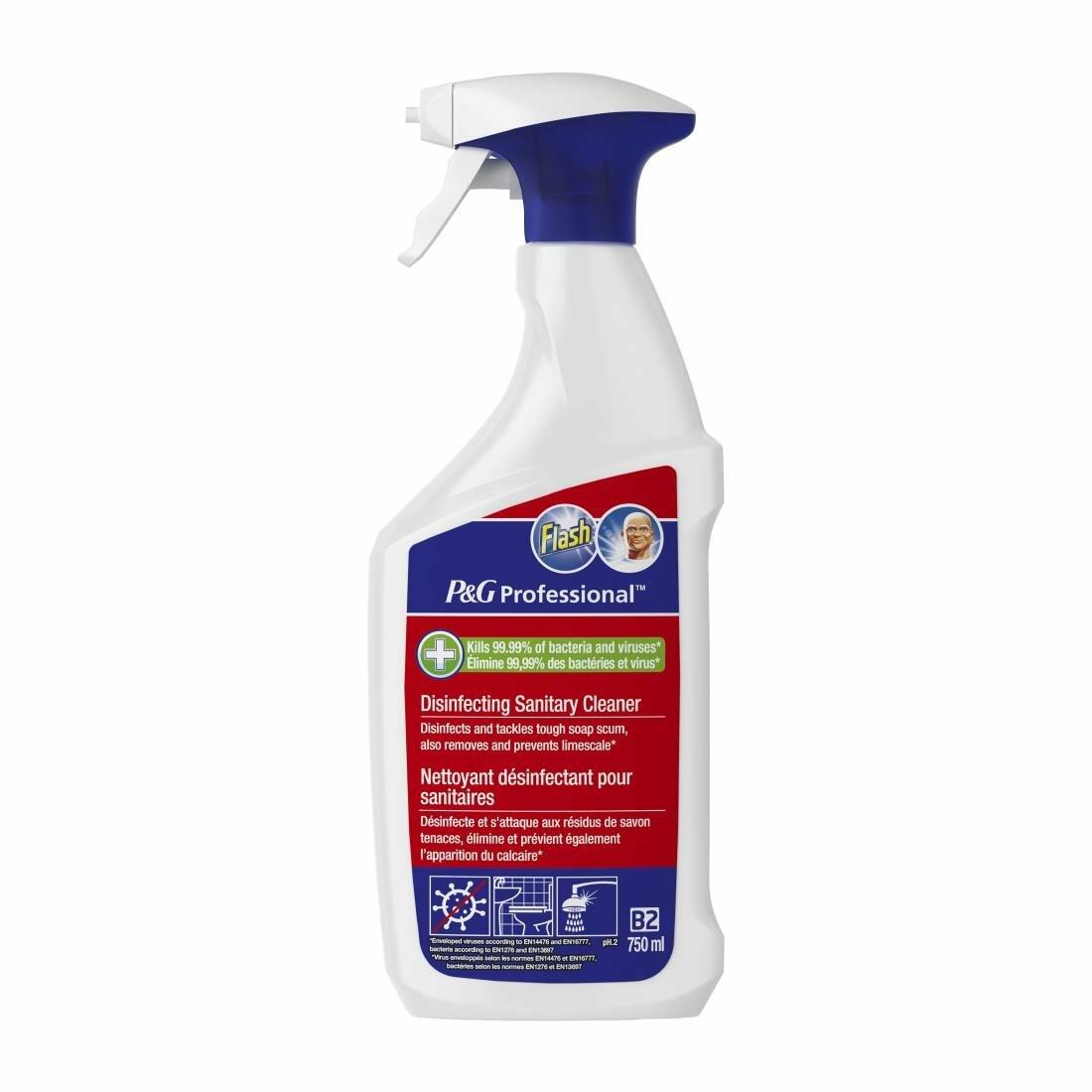 Flash Professional Disinfecting Sanitary Cleaner 750ml (10 Pack ...