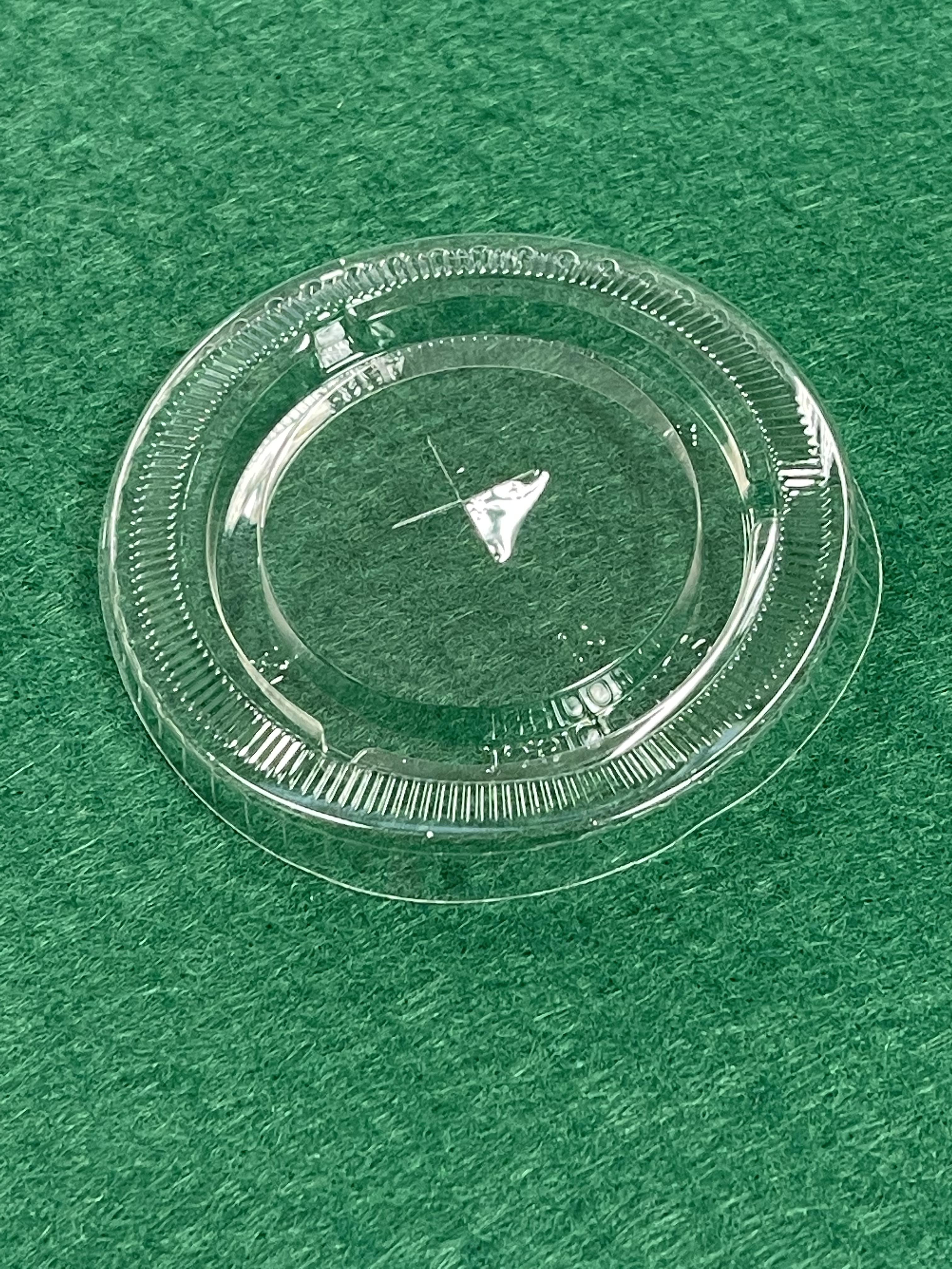 Clear 79mm Recyclable PET X-Slot Lid for Paper Half-Pints - Case 1000 ...