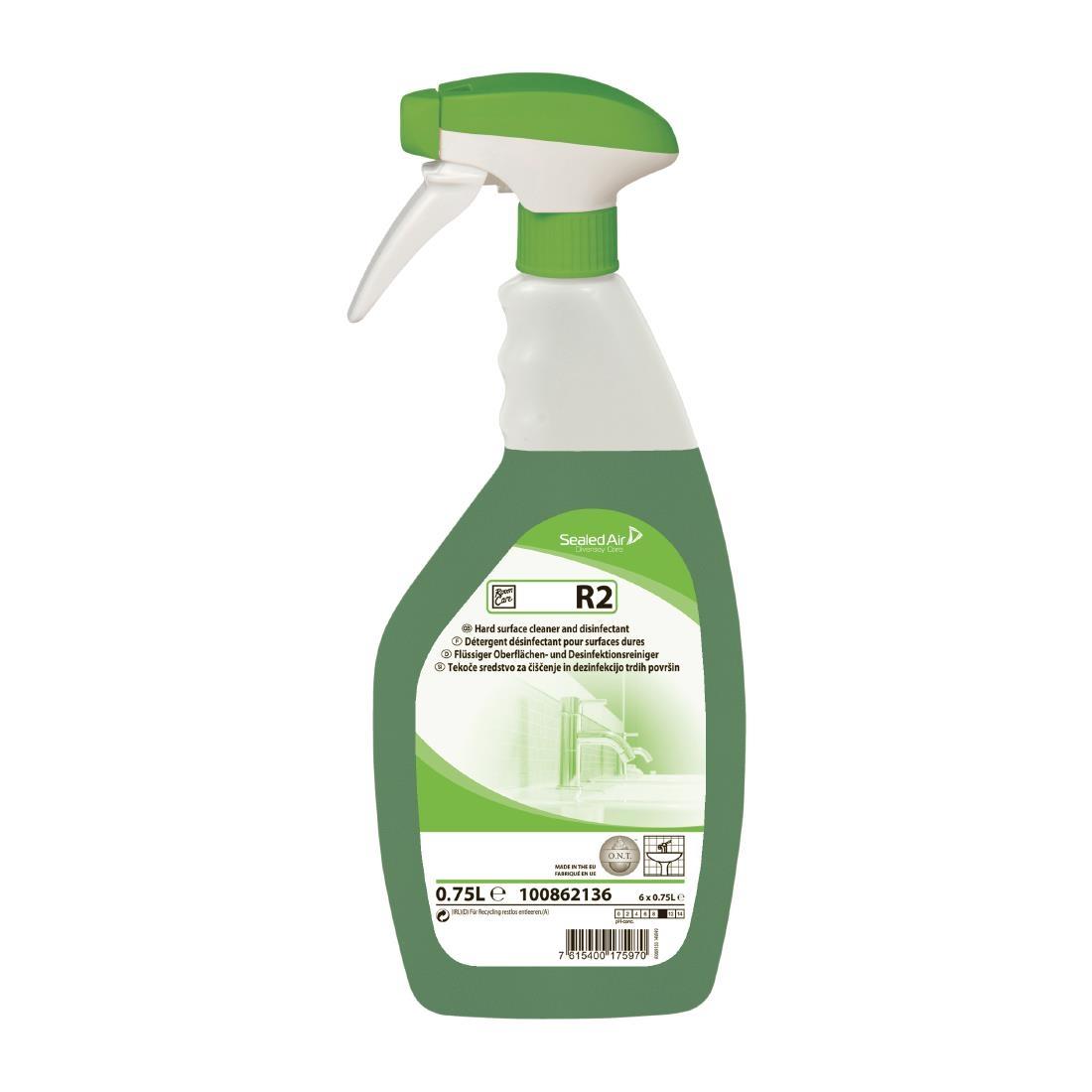 Room Care R2 Hard Surface Cleaner and Disinfectant Ready To Use 750ml ...