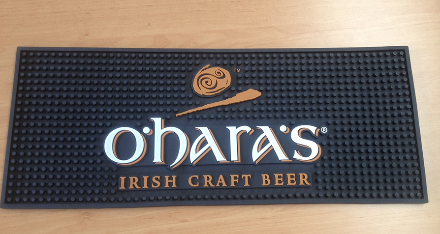 CUSTOM-BRANDED-BAR-MATTING - Custom Branded PVC Rubber Bar Matting