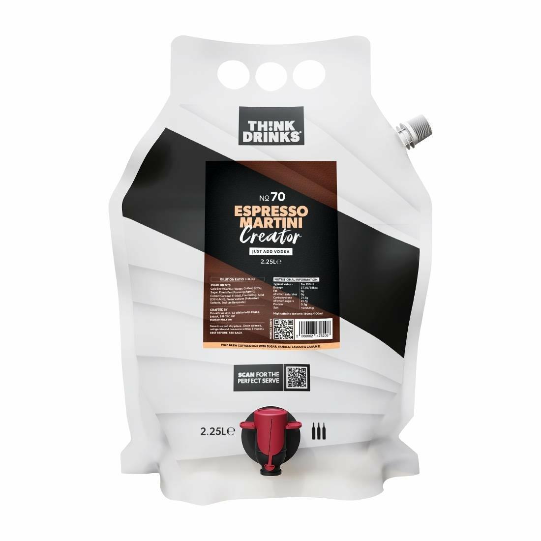 Think Drinks Espresso Martini Creator 2.25Ltr (2 pack) - KA253 | Go for ...