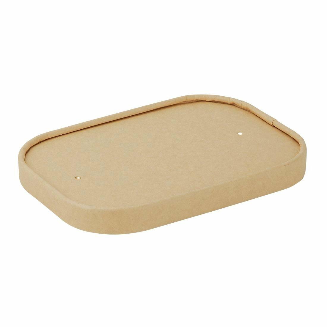 Fiesta Recyclable Paper Lids for Rectangular Containers (300 Pack ...
