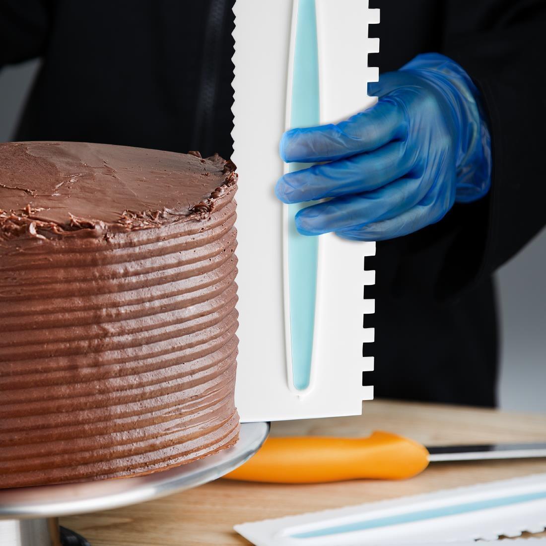 Vogue Icing Combs (Pack of 3) - GP776 | Go for Green Kitchenware & Knives