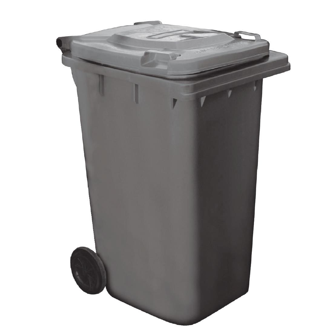Wheelie Bin Dark Grey 240Ltr - N100 | Go for Green Wheelie Bins
