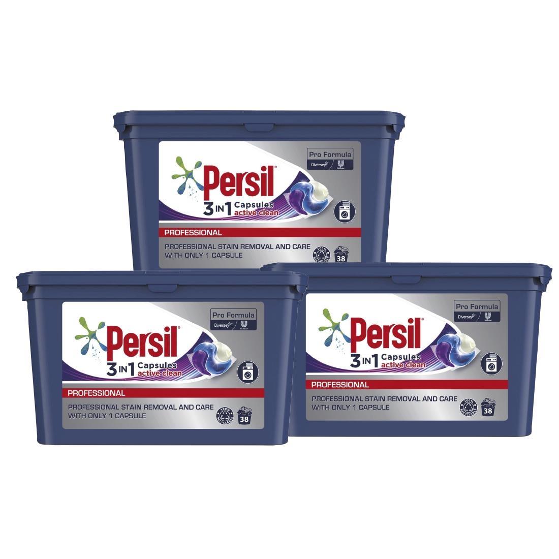 Persil Pro-Formula 3in1 Active Clean Capsules (3x38 capsules) - CD722 ...