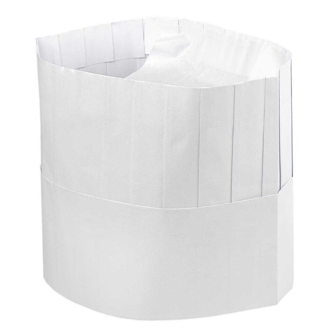 A260 - Disposable Chefs Paper Toque Hat (Pack of 50) - A260