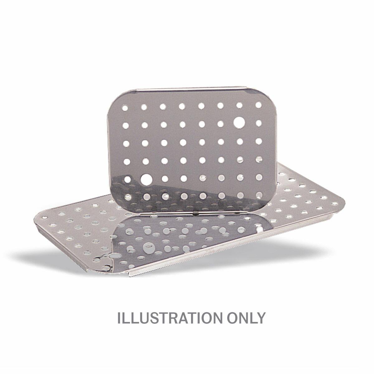 1/4 S/S Drain Shelves - 145000 | Go for Green Food Storage