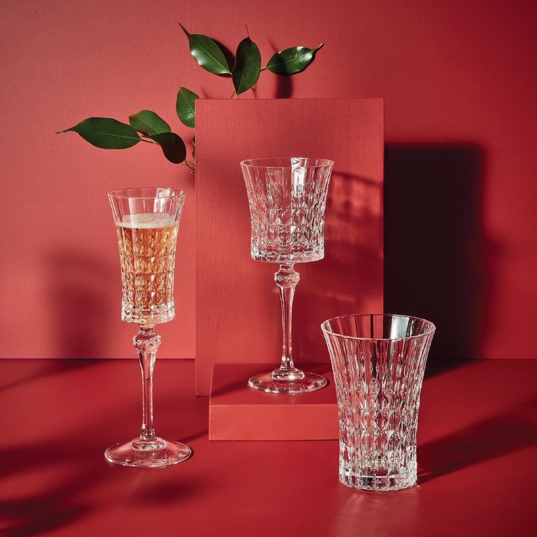 Cristal d'Arques Lady Diamond Wine Glasses 190ml (Pack of 12) - HR841 ...
