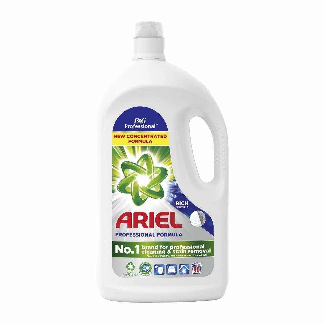 Ariel Professional Washing Liquid Laundry Detergent Regular 4.05Ltr ...