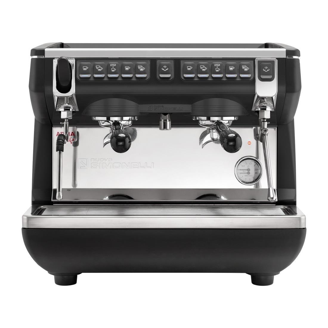 Nuova Simonelli Appia Compact 2 Group Coffee Machine with Autosteam ...