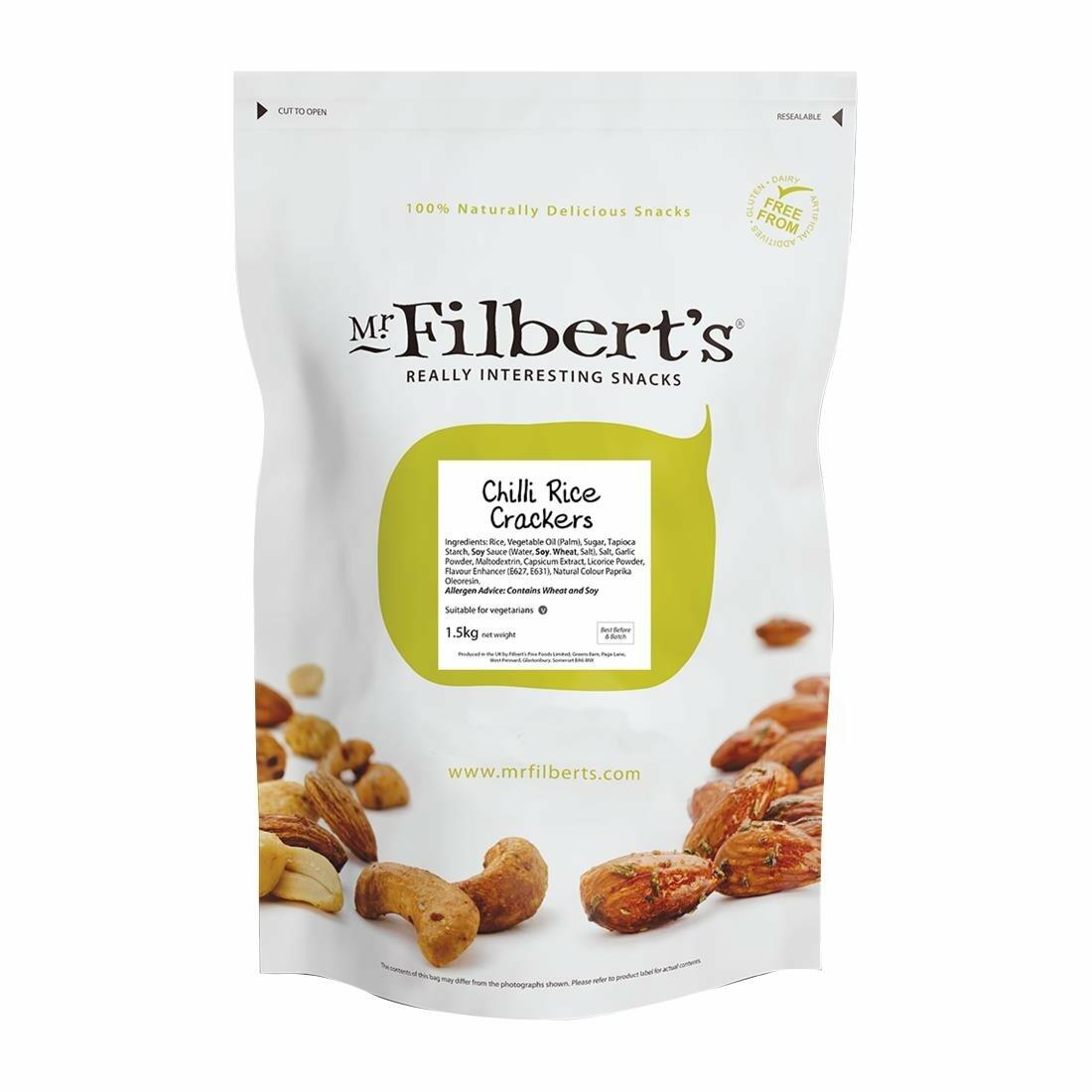 Mr Filbert's Foodservice Bag Chilli Rice Crackers 1.5kg - FU489 | Go ...