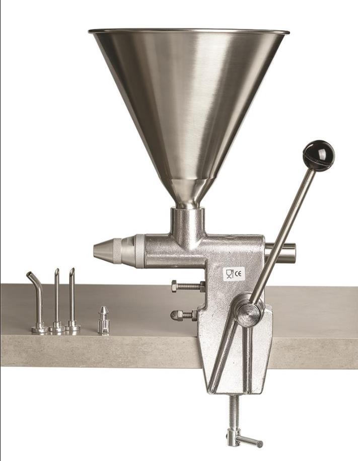 10773-01 - Matfer Cream Filling Machine Small - With 3 Syringe Sizes ...