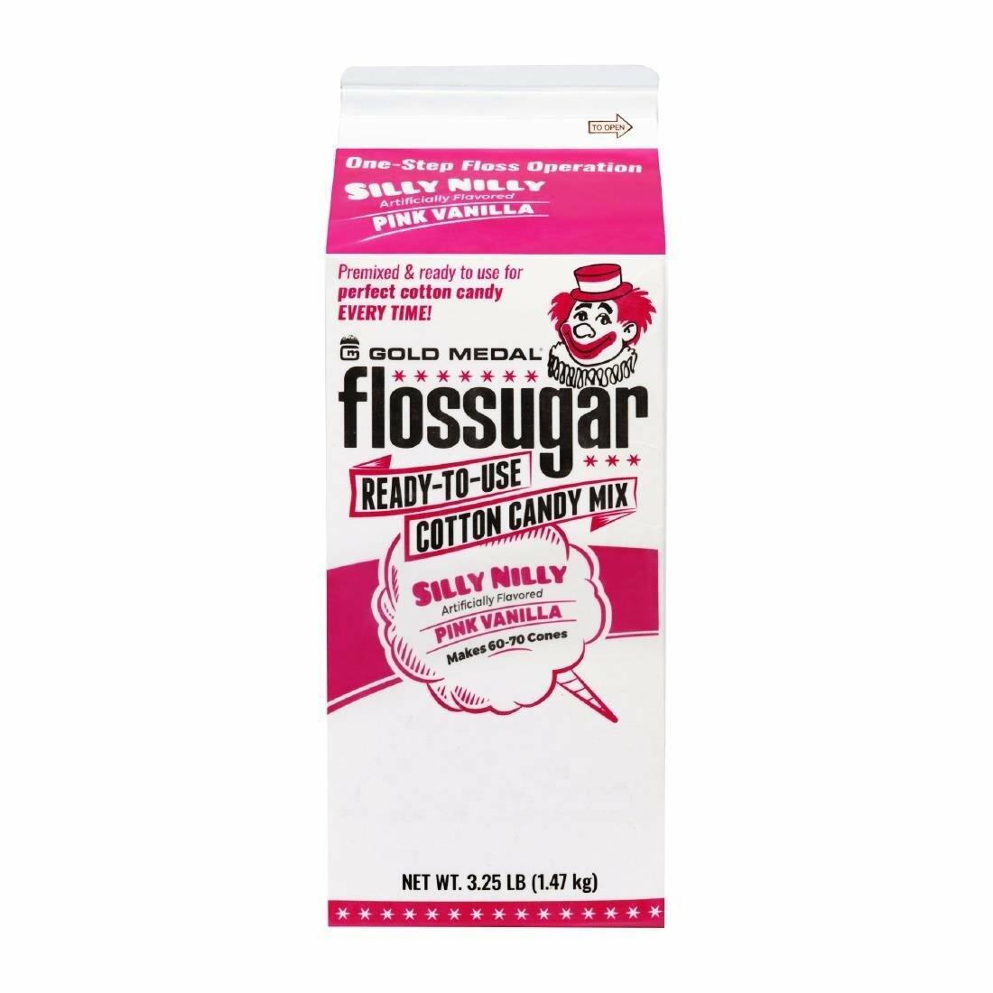 Flossugar Pink Vanilla Ready to Use Cotton Candy Mix 1.47kg - HS987 ...