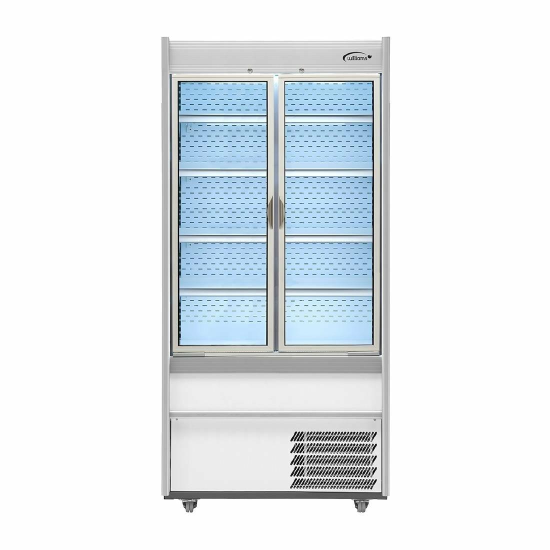 Williams M-Series Gem Multideck Fridge Stainless with Hinged Front Door ...