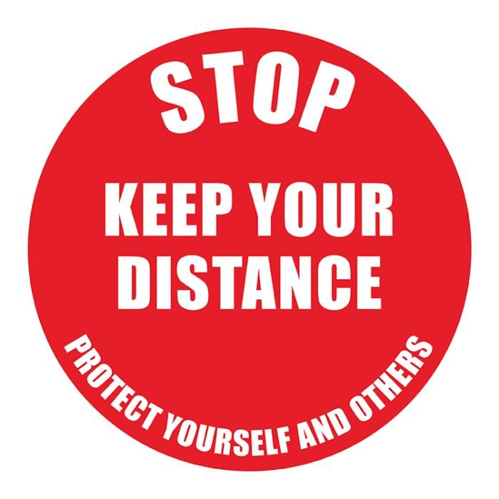 COVIDSDKIT1A - Kit 1A - Stop Keep Your Distance, Marking Tape and ...