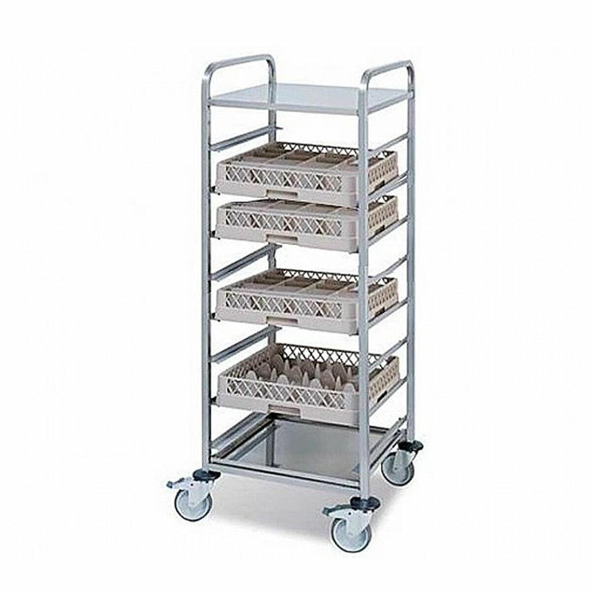 Dishwasher Rack Trolley 9 Shelves - 80760 | Go for Green Shelving ...